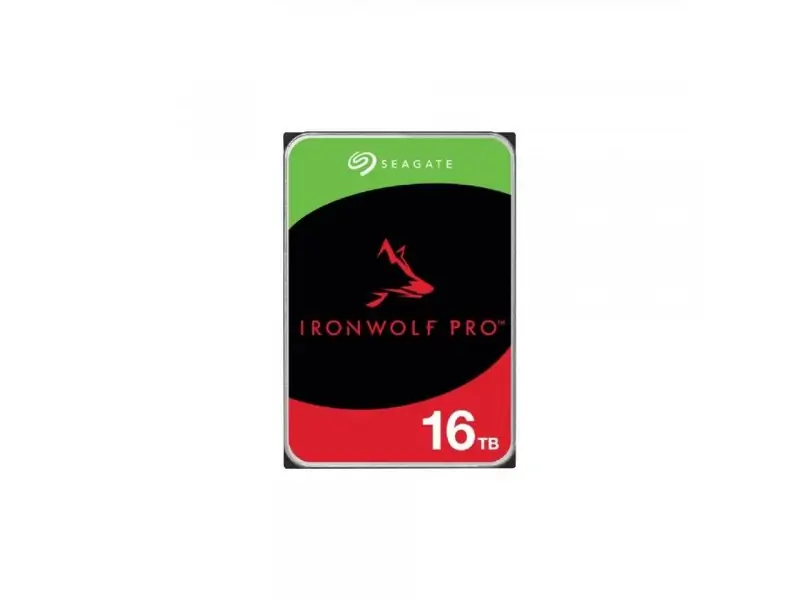 SEAGATE IRONWOLF PRO NAS 16TB 3.5” INTERNI HDD SATA ST16000NT001