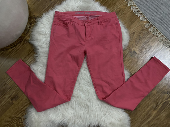 Supersoft skinny zenske pantalone pink