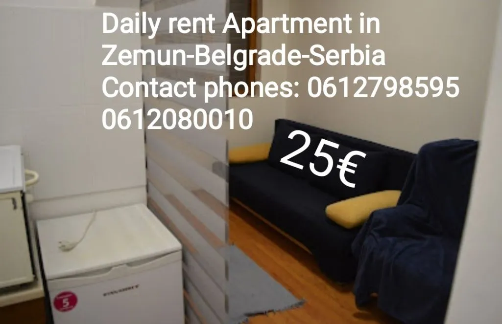 Izdavanje, garsonjera, 22m2, Zemun Centar, Zemun, Beograd