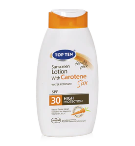 TOP TEN CAROTENE FAMILY PACK SUNSCREEN LOTION SPF 30