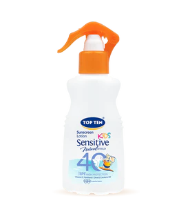 TOP TEN KIDS SENSITIVE SUNSCREEN LOTION SPRAY SPF 40