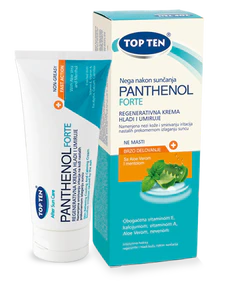 TOP TEN PANTHENOL FORTE AFTER SUN CREAM