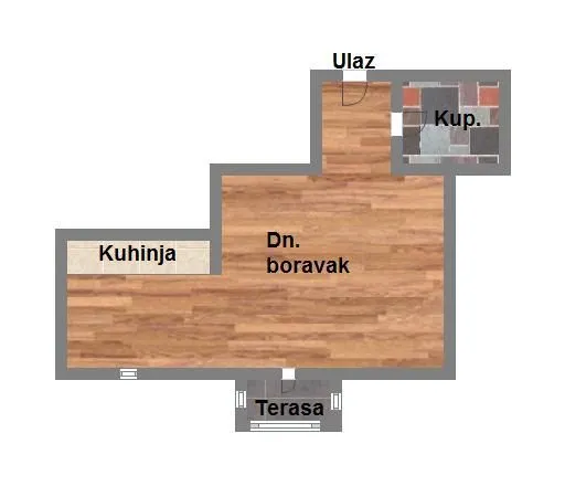 Prodaja, stan, 36m2, Podbara, Novi Sad, Novi Sad