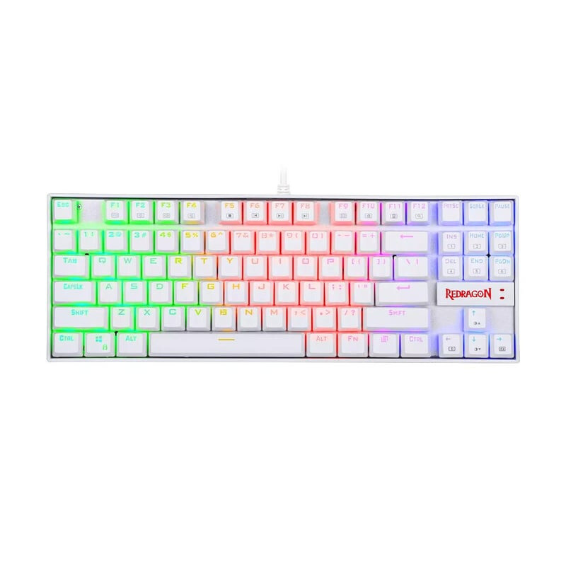 Kumara K552-RGB Mechanical Gaming Keyboard White – Red Switch