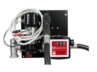 Piusi Panther pumpa za točenje nafte 24V/12V, 70/30 l/min - sa mehaničkim meračem