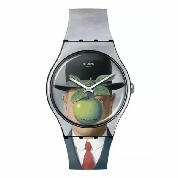 Swatch SUOZ350 Le Fils De L Homme By Rene Magritte