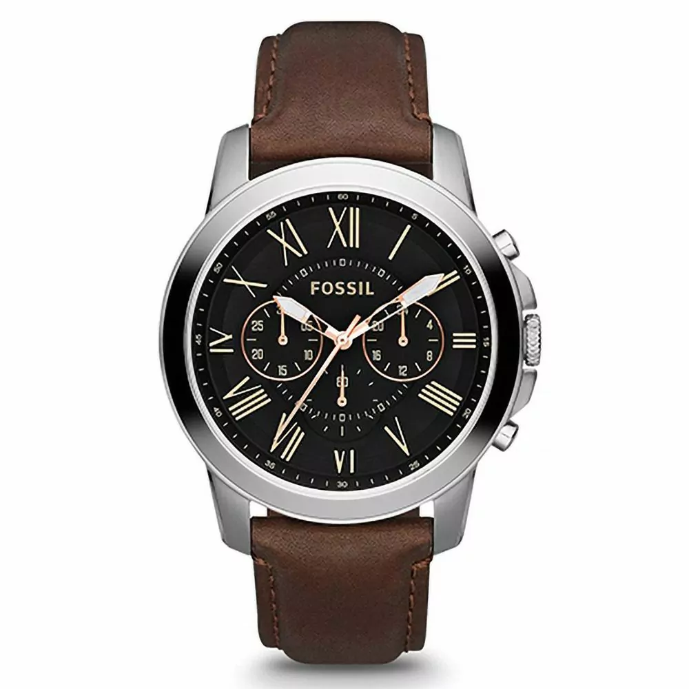 Fossil FS4813 Grant Chronograph Leather