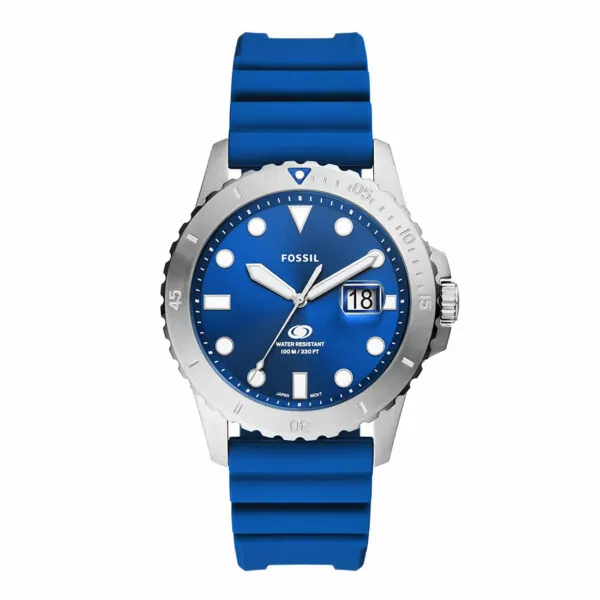 Fossil FS5998 Blue Silicone