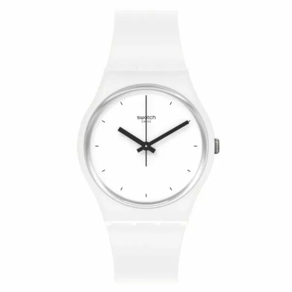 Swatch SO31W100 Think Time White