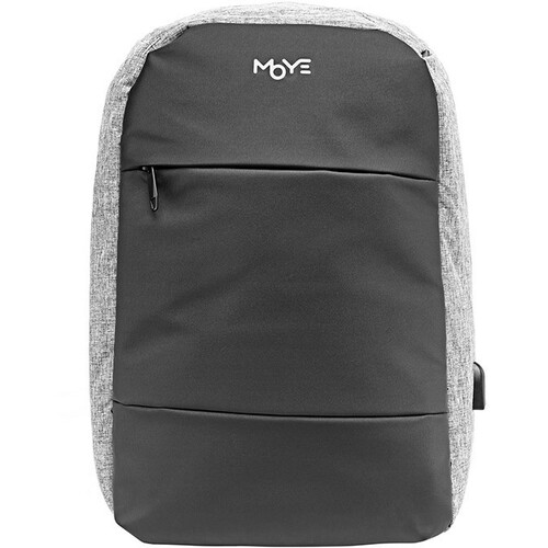 MOYE Trailblazer 15.6" Backpack Grey/Black O6 + Neck Pillow Grey