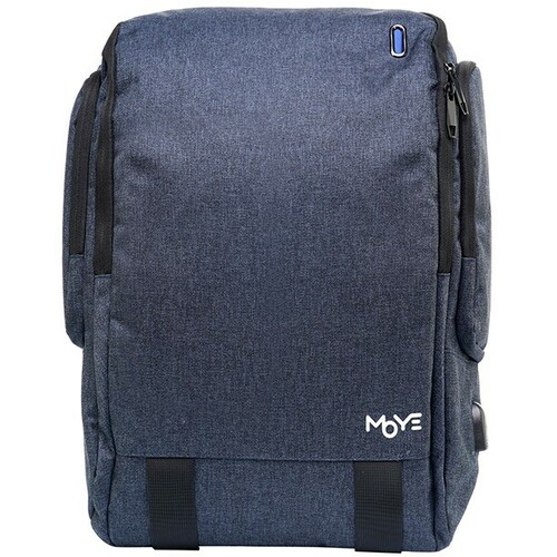 MOYE Trailblazer 17.3" Backpack Dark Blue O3  + Neck Pillow Grey