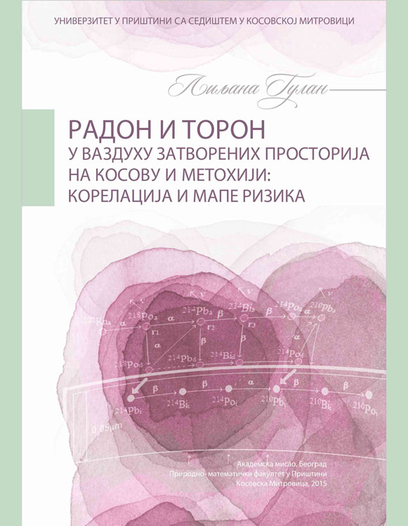 Radon i toron u vazduhu zatvorenih prostorija na Kosovu i Metohiji