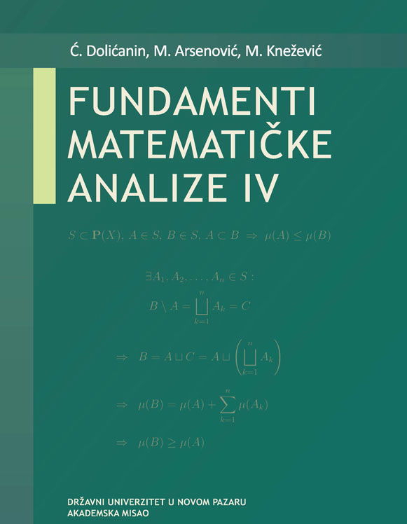 FUNDAMENTI MATEMATIČKE ANALIZE IV