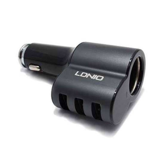 Auto punjac LDNIO CM11 3xUSB 5V/5.1A za Iphone lightning crni