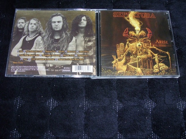 Sepultura – Arise CD Roadrunner Europe 1997. Standard