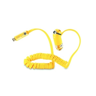 Auto punjac REMAX Cutie RCC-211 USB/2.4A 3in1 za Iphone lightning/micro/Type C USB zuti
