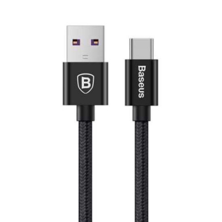 USB data kabal BASEUS SPEED za Huawei Type C 5A 1m crni