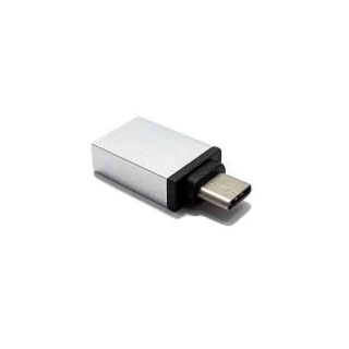 Adapter OTG Type C USB metalni srebrni