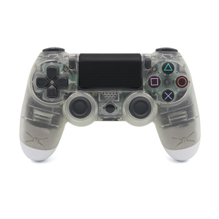 Joypad DOUBLESHOCK IV bezicni providni beli