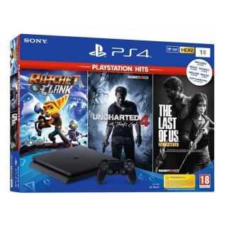 SONY PlayStation PS4 1TB+3 IGRE