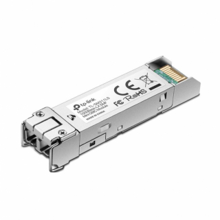 TP-LINK SFP modul Gigabit Single-mode, MiniGBIC, LC interface, Up to 10km distance