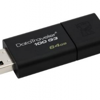Kingston 64GB DT USB 3.0 DT100G3/64GB crni