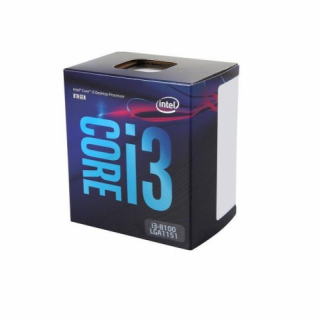 CPU Intel Core i3, i3-8100 (3.6GHz, 6MB, LGA1151) Coffee Lake, UHD 630, 14nm, BOX