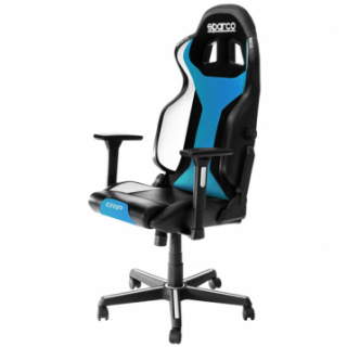 GRIP Gaming/office chair Black/Light Blue Sky