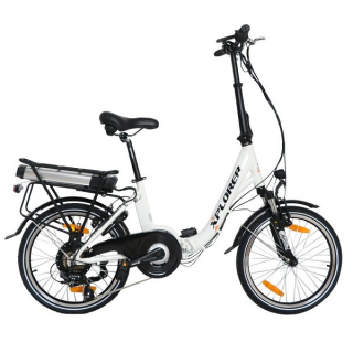 Xplorer City Vibe 20 incha električni bicikl beli