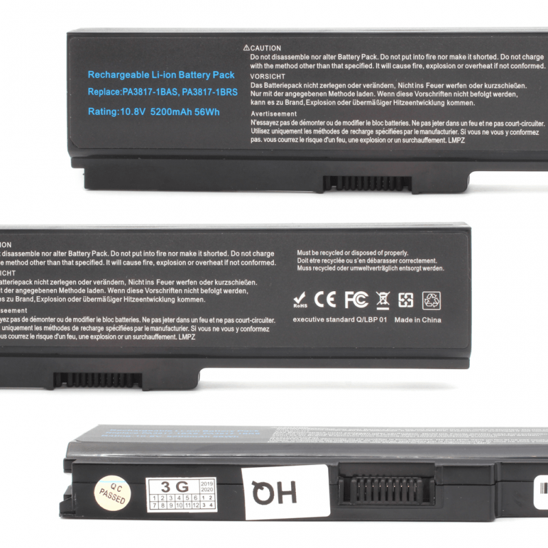 Baterija za laptop Toshiba Satellite C650 PA3817U 10.8V 5200mAh HQ2200