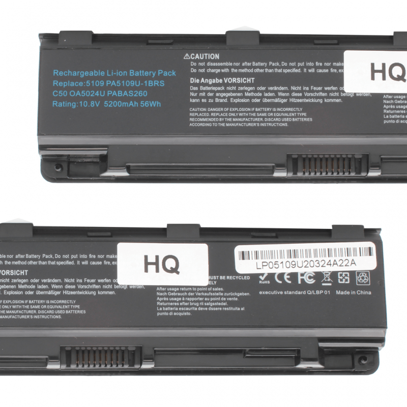 Baterija za laptop Toshiba C55 PA5109U-1BRS 10.8V 5200mAh HQ2200