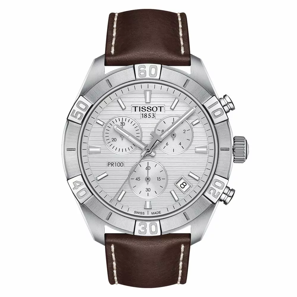 Tissot T1016171603100 Pr100 Chr Steel Brown