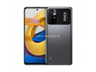 Poco M4 Pro 5G 4/64GB crni mobilni 6.6" Octa Core Mediatek MT6833P Dimensity 810 4GB 64GB 50Mpx+8...