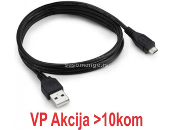 CCP-mUSB2-AMBM-1M** Gembird USB 2.0 A-plug to Micro usb B-plug DATA cable 1M BLACK (60) 38628