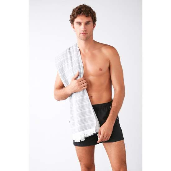 Neria Ç Striped Beach Towel