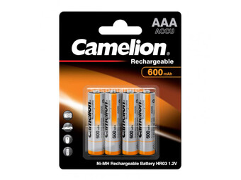 Camelion punjive baterije AAA 600 mAh CAM-NH-AAA600/BP4