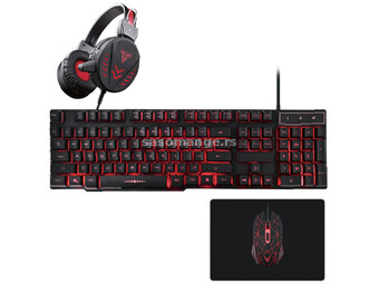 Connect XL Gaming set, slušalice, tastatura, miš, podloga za miš - CXL-KG350 Kit Gaming