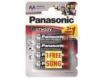 PANASONIC baterije LR6EPS/4BP -AA 4kom 3+1F Alkaline Every