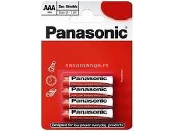 PANASONIC baterije R03RZ/4BP - 4 AAA Zinc Carbon