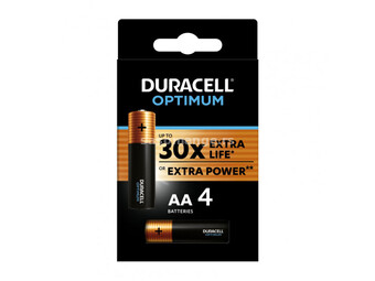 Baterija Duracell Optimum AA (pak 4 kom), nepunjiva