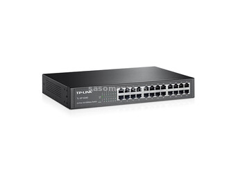 TP-Link TL-SF1024D 24-port 10/100Mb/s desktop / 19" rackmount svič, 802.3x flow control, 4.8Gbps ...