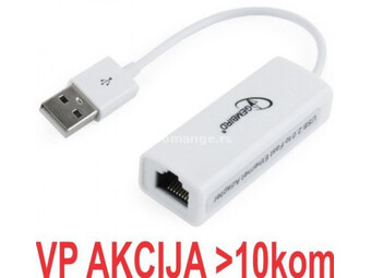 NIC-U6** Gembird USB 2.0 to Fast Ethernet LAN adapter 10/100 white ( mrezna kartica) (415) 20047