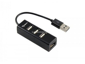 USB Hub S-Box H 204 USB HUB 4-Port Crna