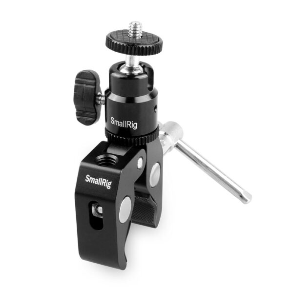 SmallRig Clamp Mount with 1/4″ Screw Ball Head Mount (1124)