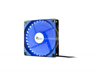 Ventilator InterTech Fan Argus L-12025 BL 120mm LED Plavi