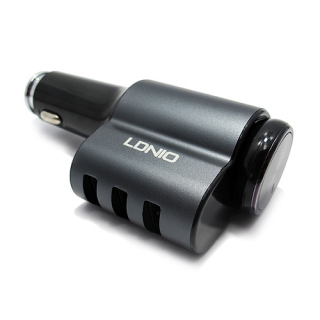 Auto punjac LDNIO CM21 3xUSB 5V/4.2A sa Bluetooth slusalicom