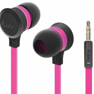 iLuv Neon Sound Stereo Earphones (with Microphone) Neon Pink-Black