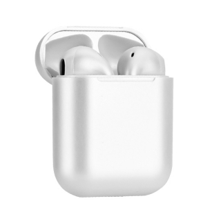 Slusalice Bluetooth Airpods InPods 12 metalic bela