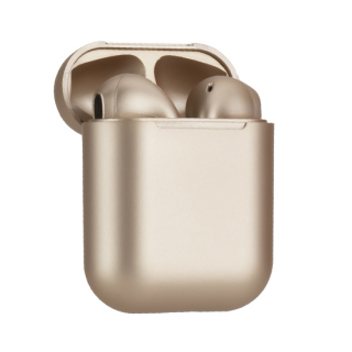 Slusalice Bluetooth Airpods InPods 12 metalic zlatna