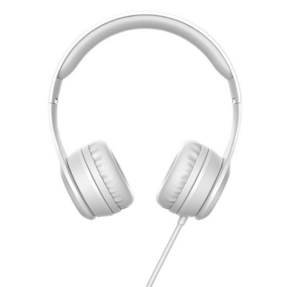 W21 Graceful charm wire control headphones Grey